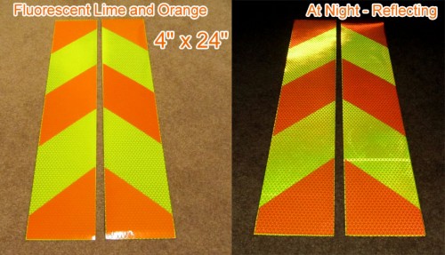 Pictures of our Vertical Chevron Panels with 4″ Wide Stripes ...