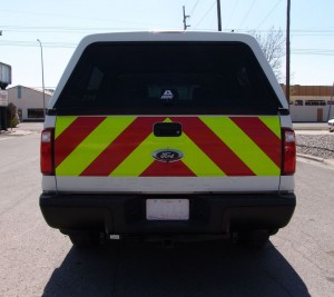 Picture Gallery 1 – Retro-Reflective Chevron Panels for Trucks and ...